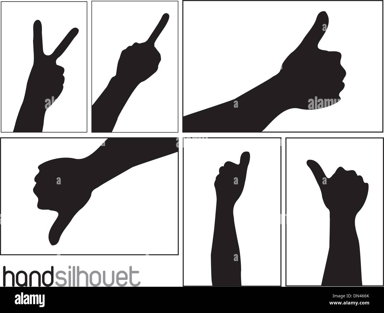 Famous hands Stock Vector Images - Alamy