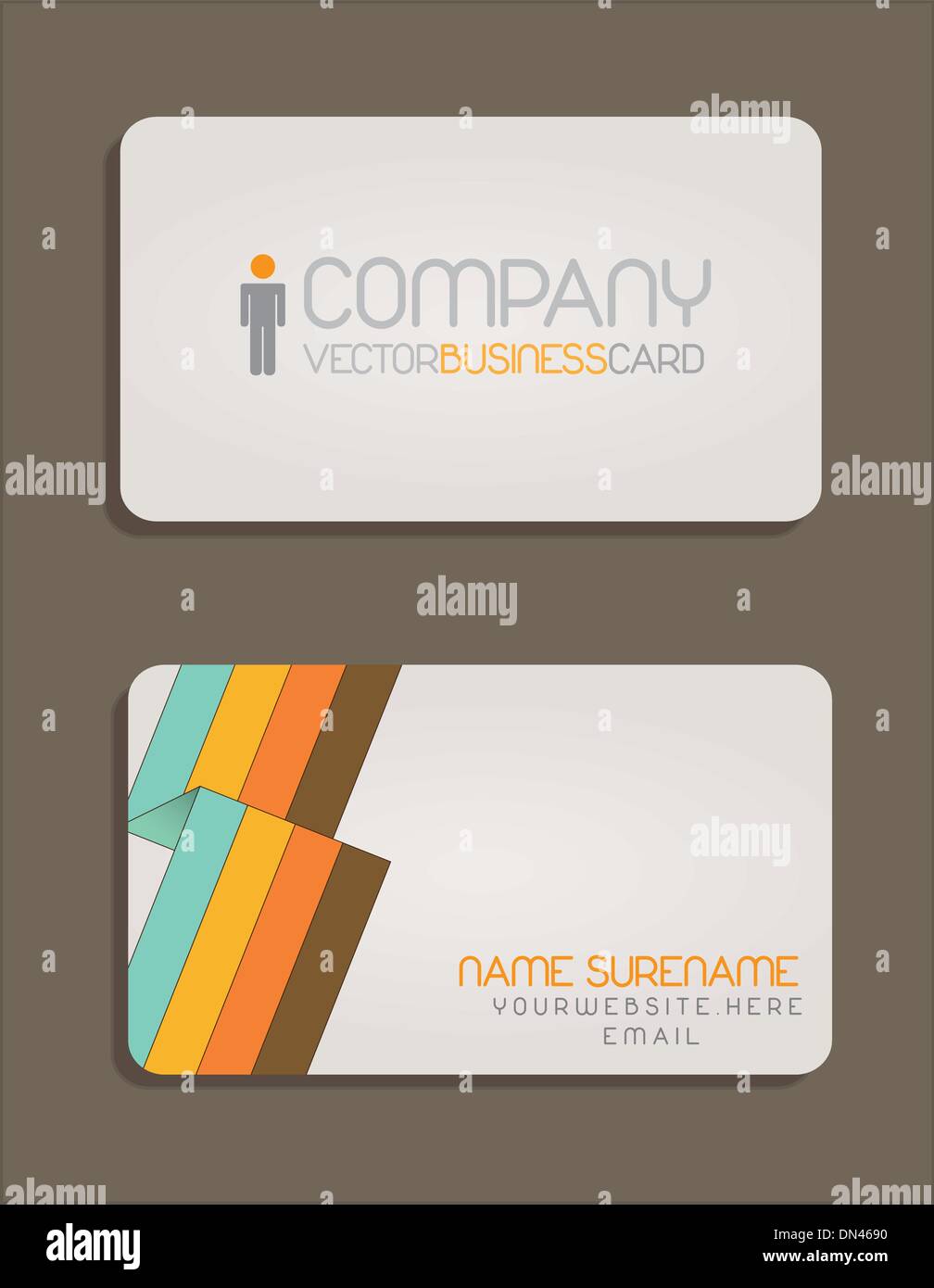 Visit card idea Stock Vector Images - Alamy