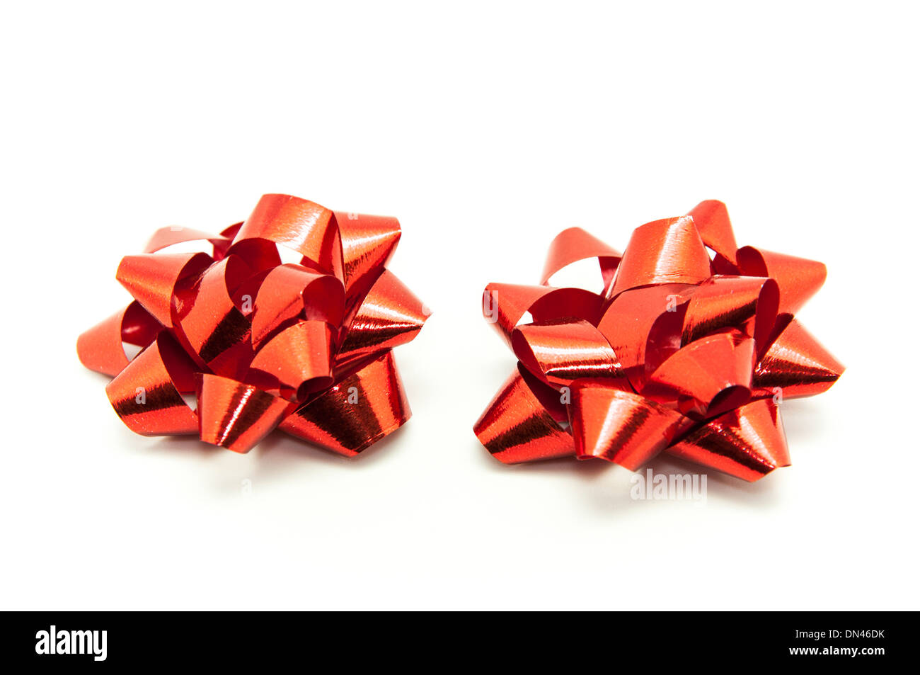 decorative ribbon on a white background Stock Photo - Alamy