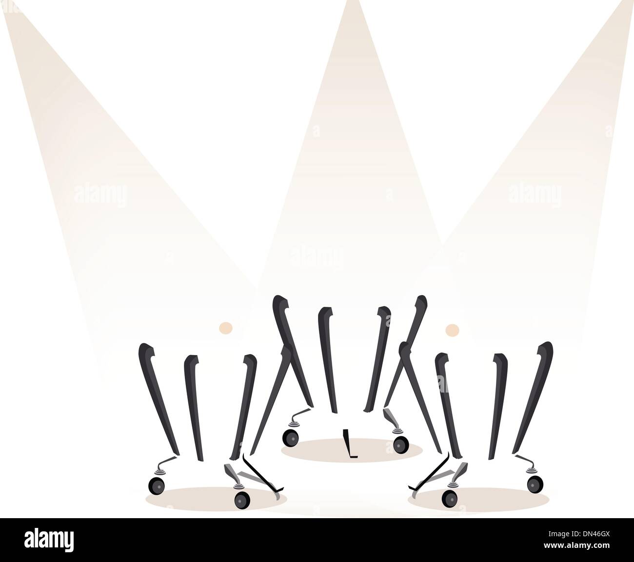 Stage sticks Stock Vector Images - Alamy