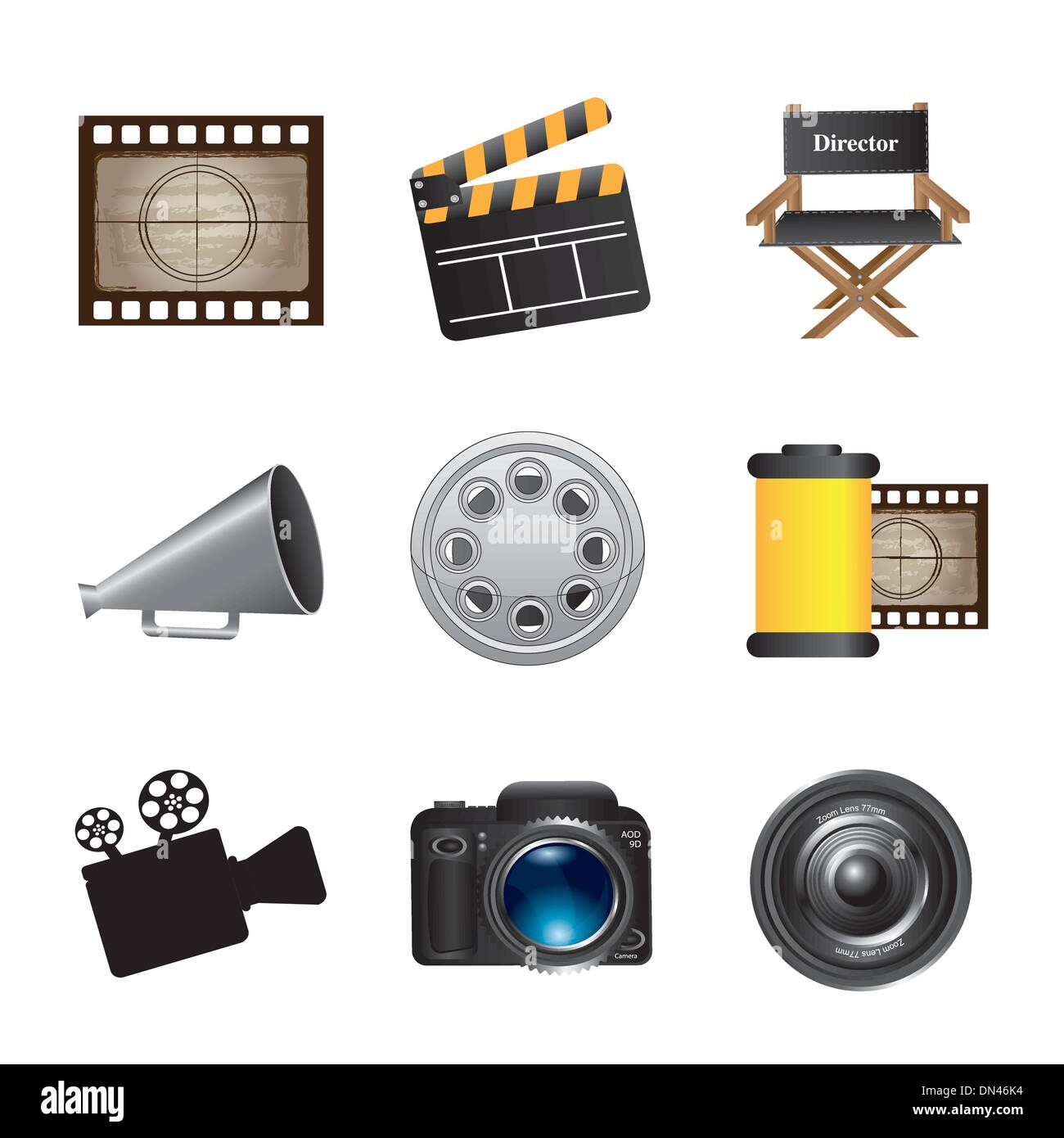 Movie entry Stock Vector Images - Alamy