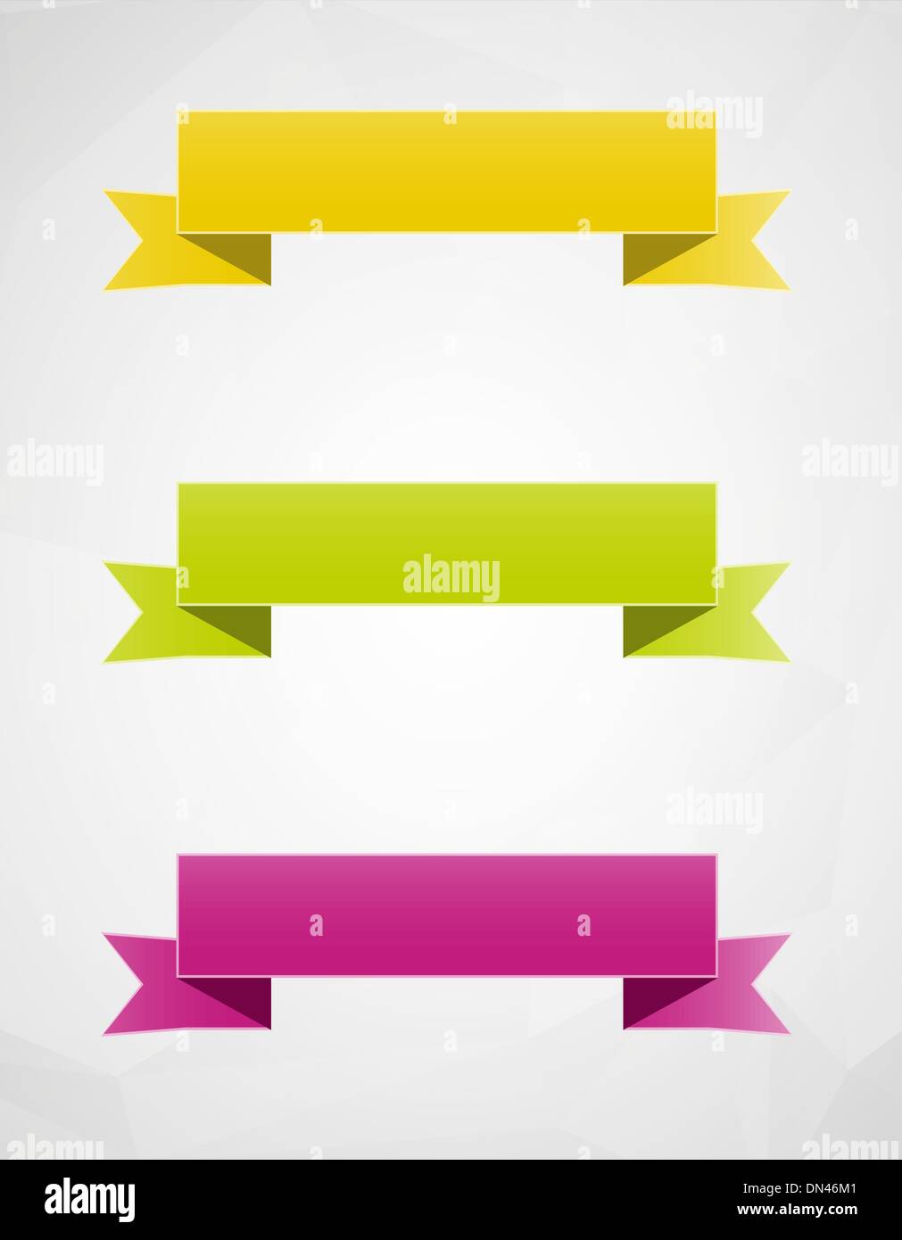 modern blank ribbons Stock Vector Image & Art - Alamy