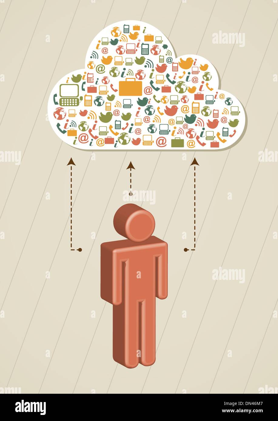 Communications tower antenna Stock Vector Images - Alamy