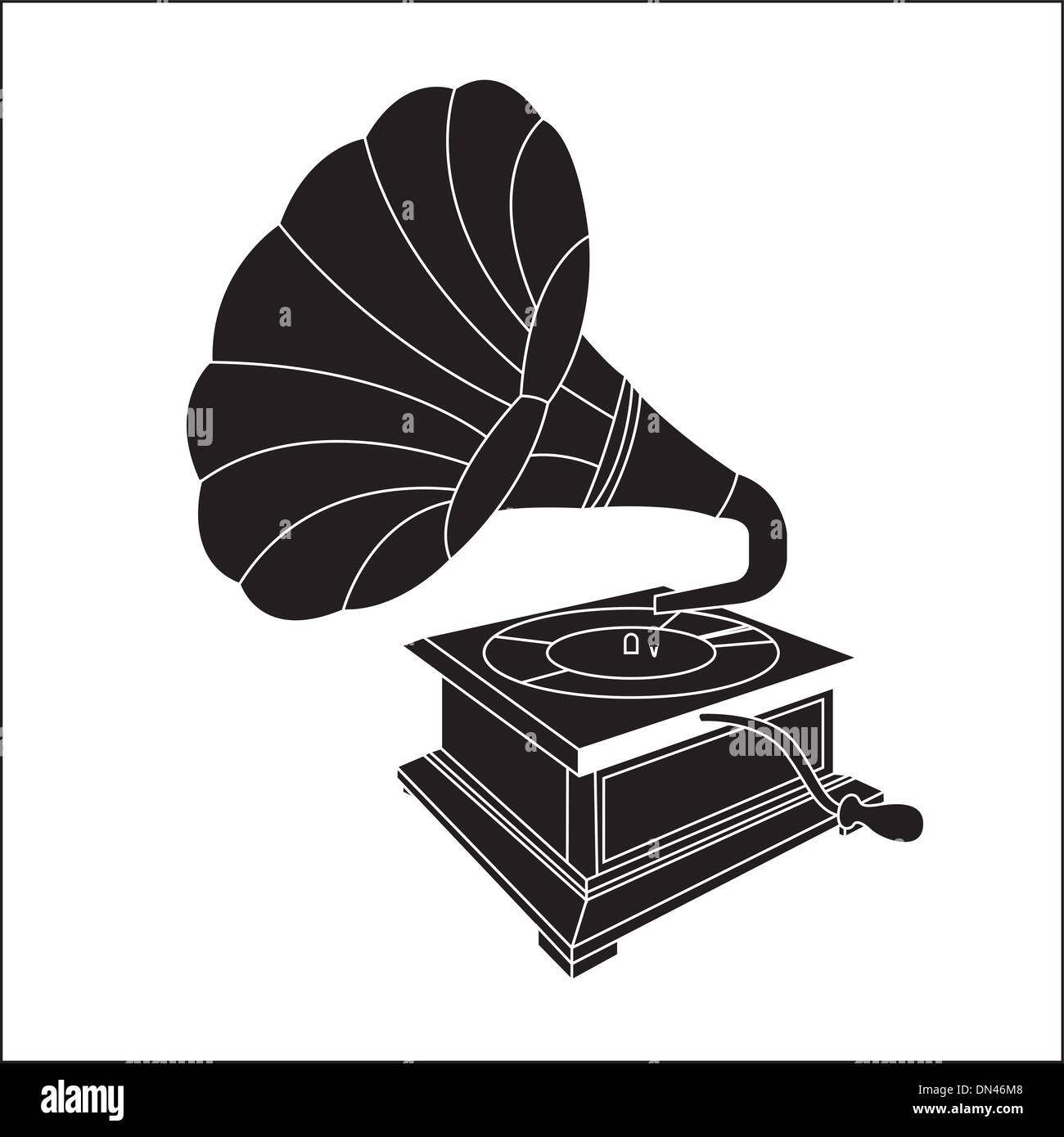 Gramophone art Stock Vector Images - Alamy