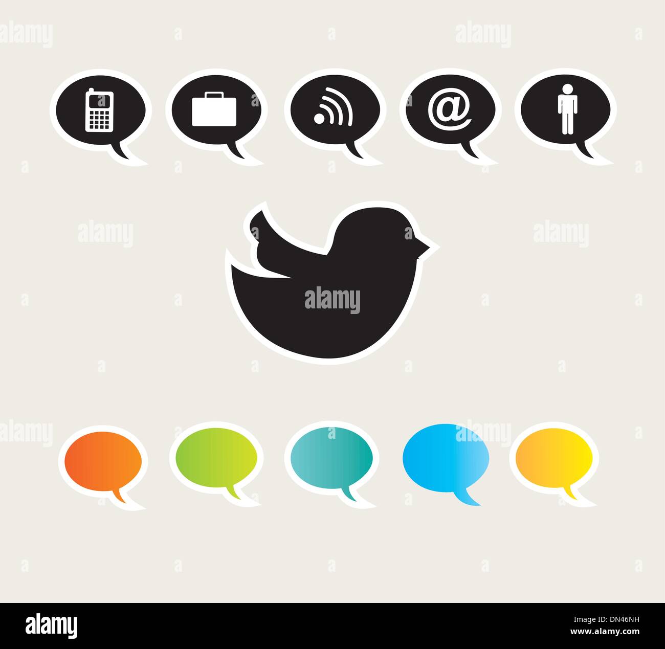 Communication telecommunications Stock Vector Images - Alamy