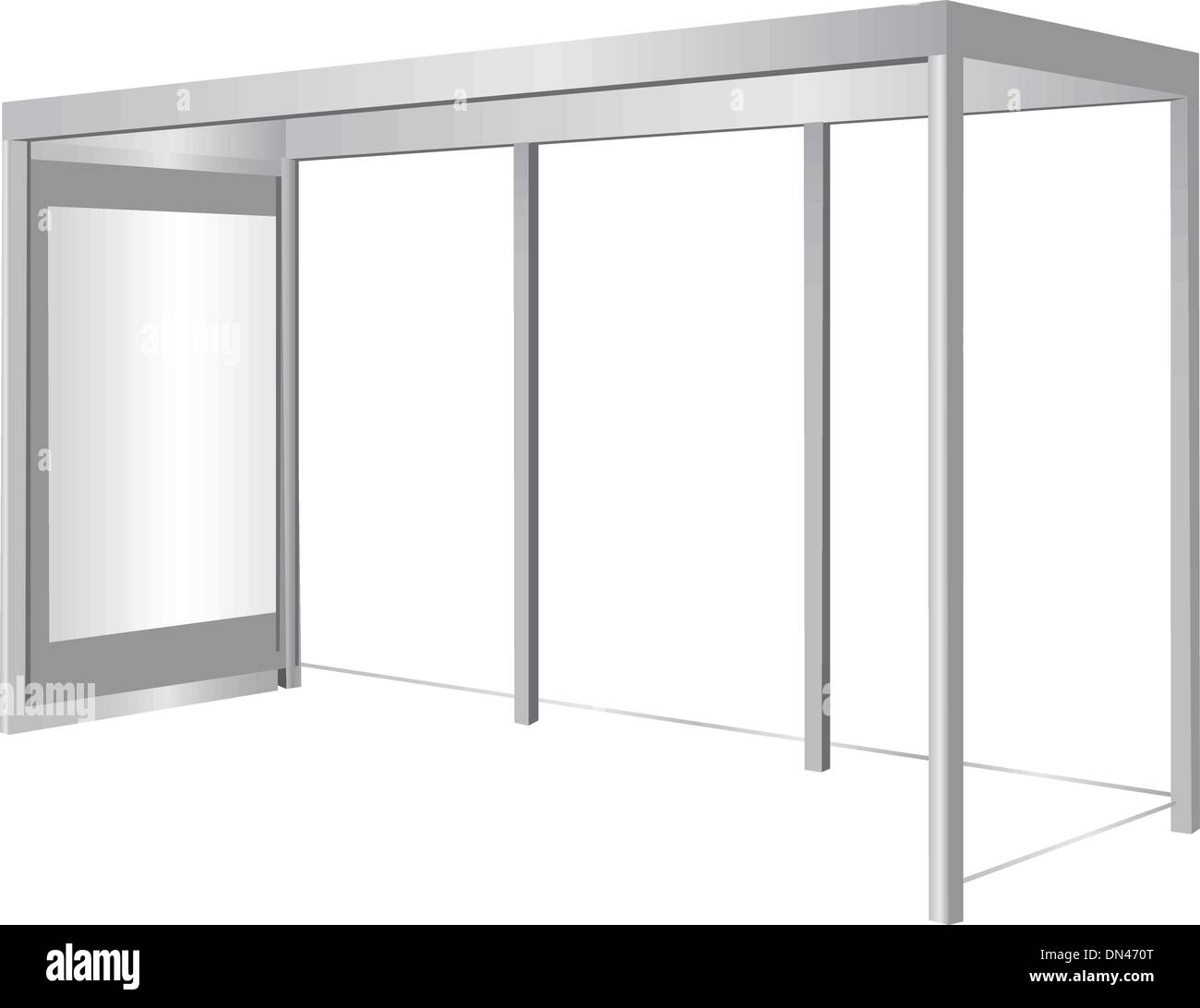 Glass bus stops Stock Vector Images - Alamy