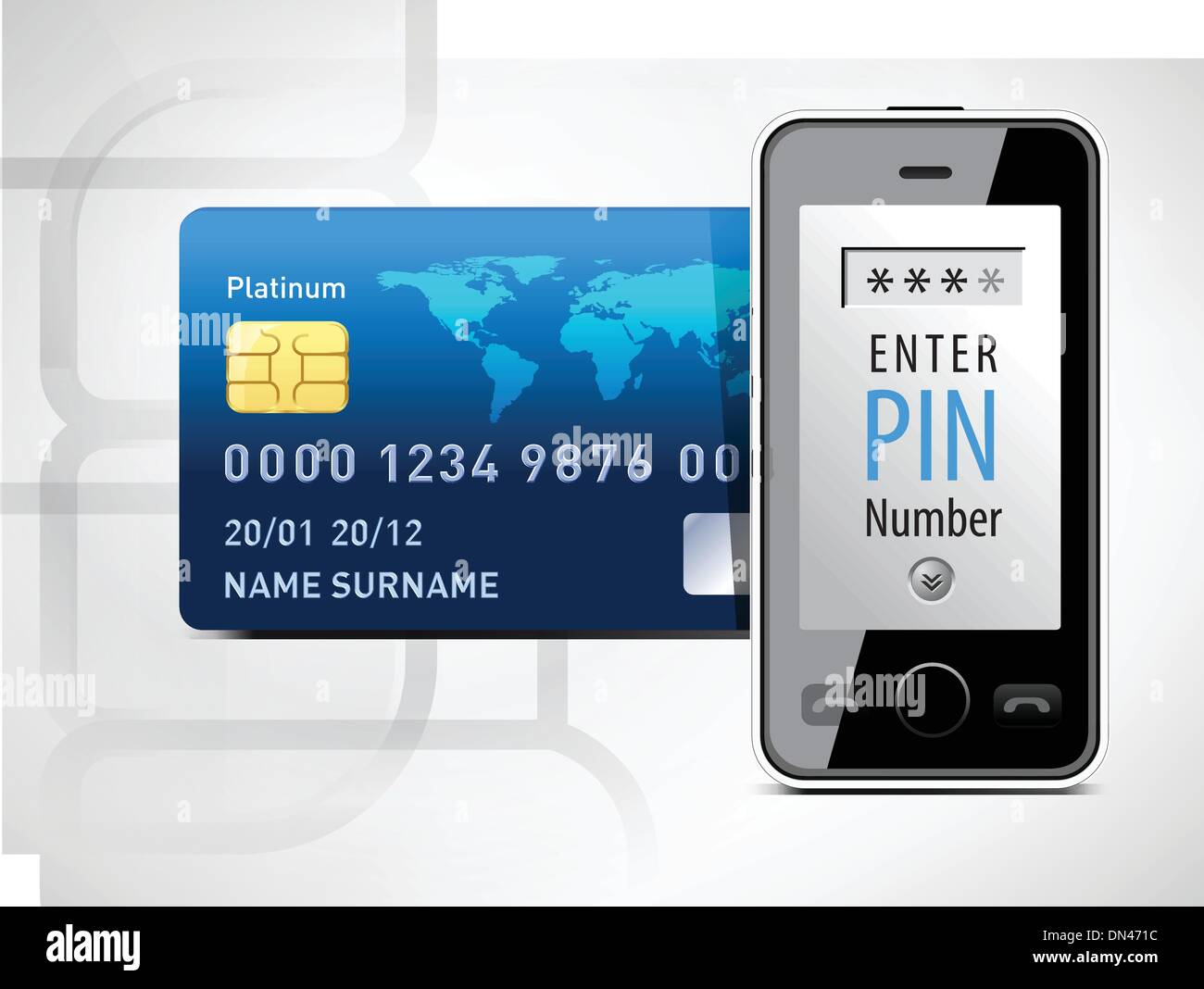 Global mobile banking Stock Vector Images - Alamy