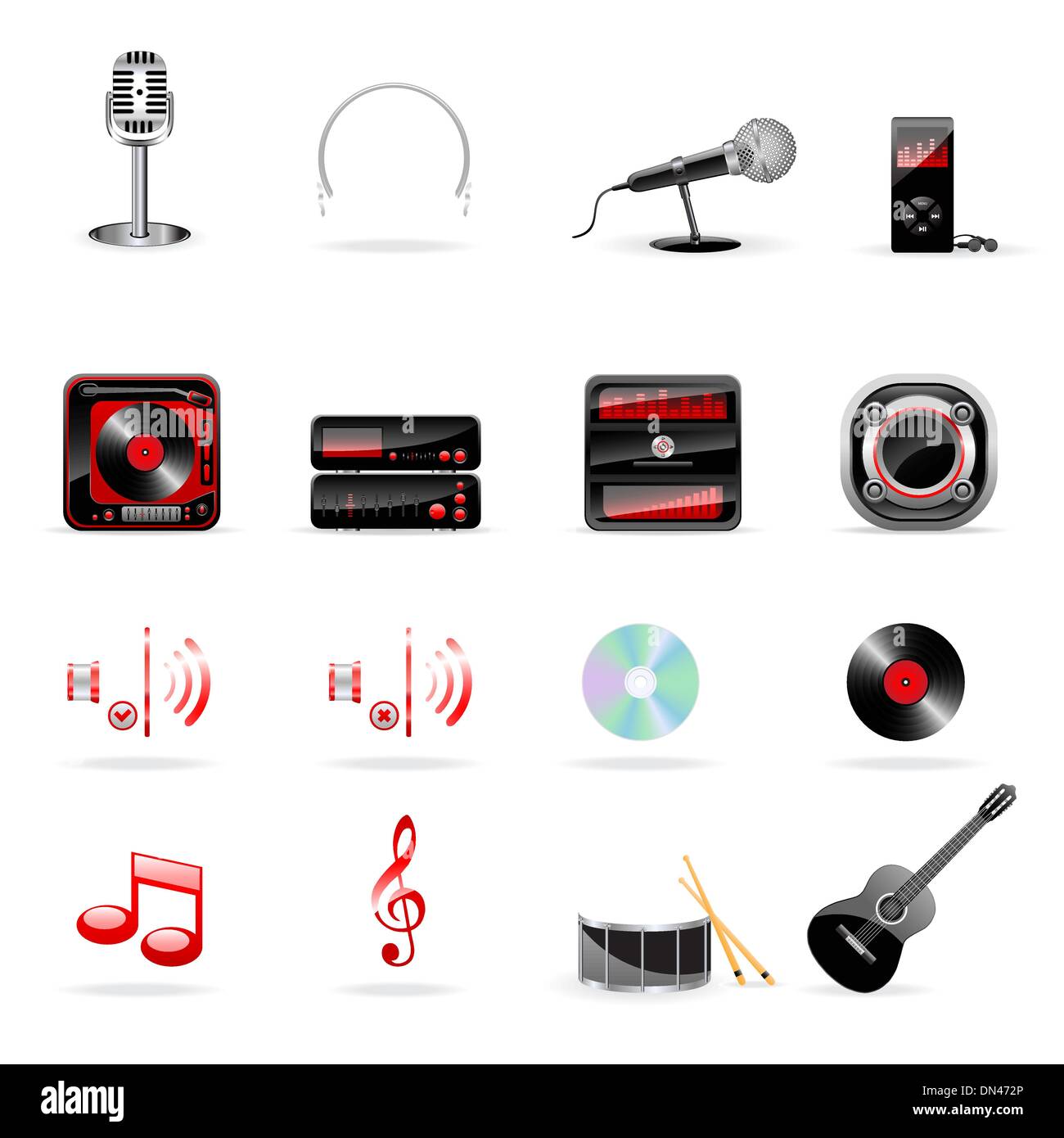 Old cd player Stock Vector Images - Alamy