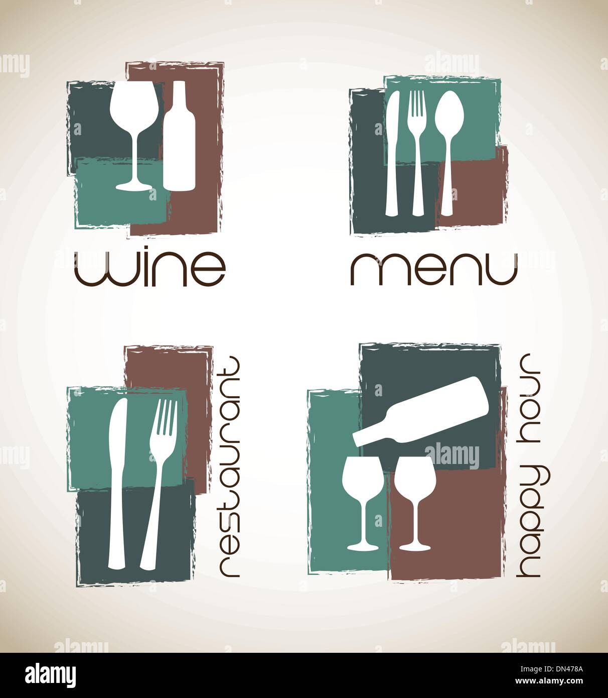 Icon of menu Stock Vector Image & Art - Alamy