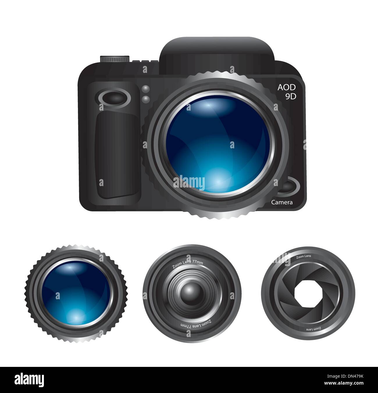 Camera images Stock Vector Images - Alamy