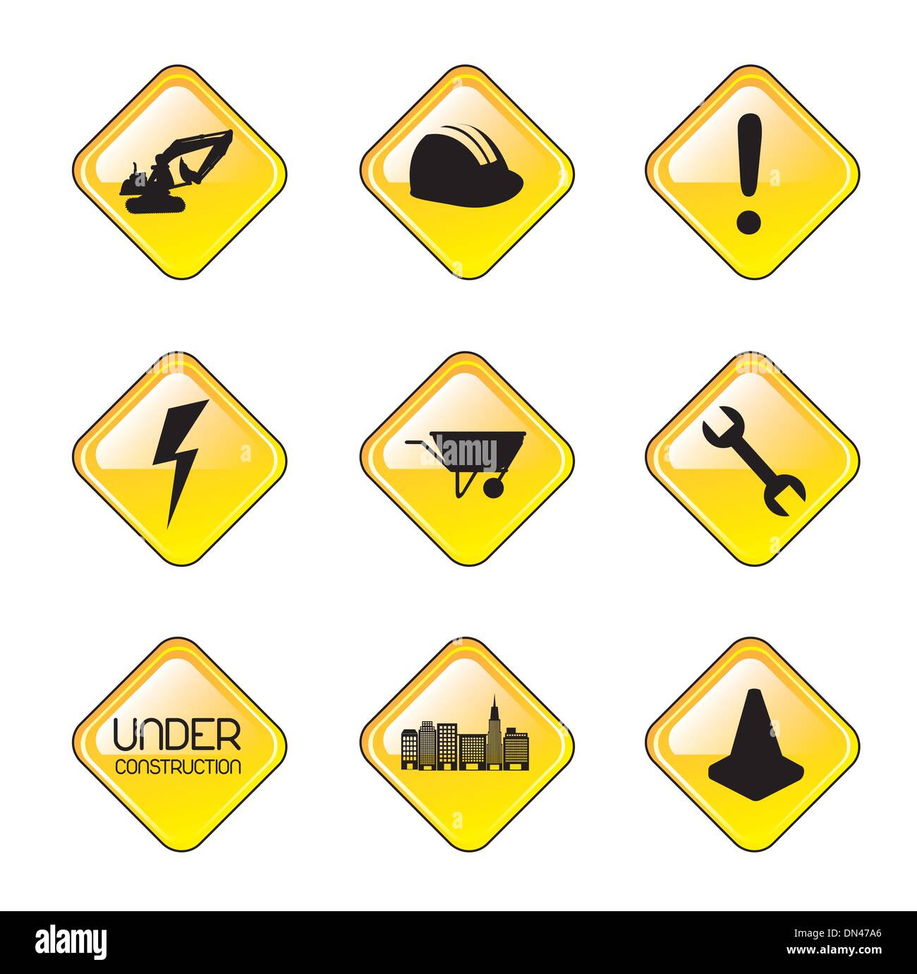 Marking elements Cut Out Stock Images & Pictures - Alamy