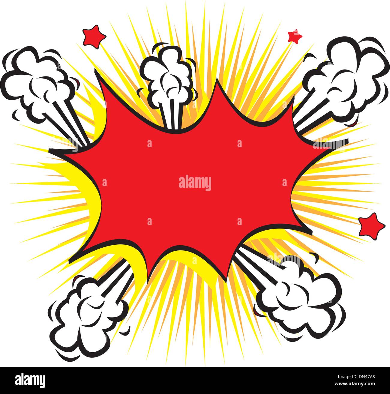 Comic blast vector vectors hi-res stock photography and images - Alamy