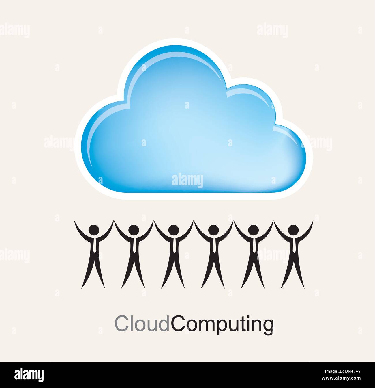 Cloud computing company Stock Vector Images - Alamy