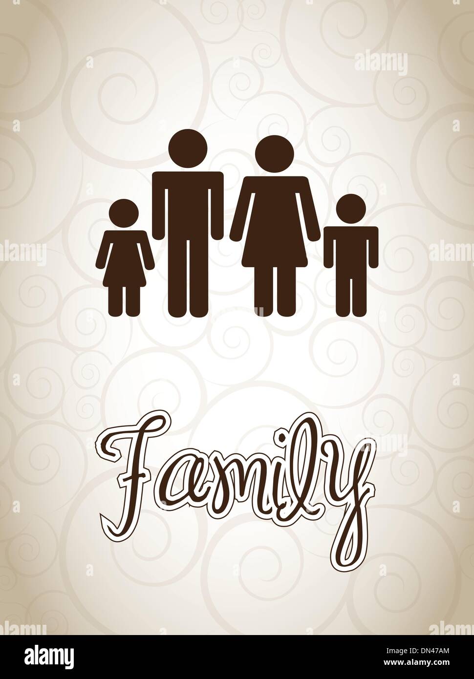 Black family sitting Stock Vector Images - Alamy