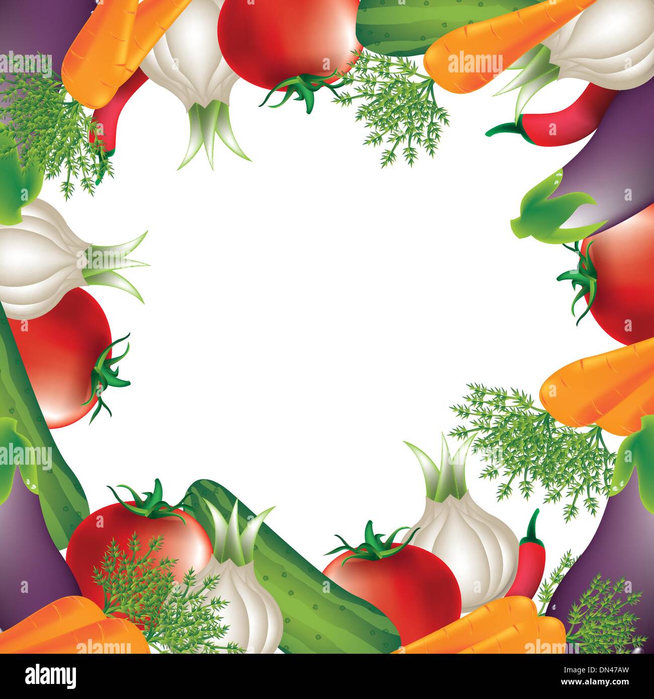 Colorful vegetables tomato salad Stock Vector Images - Alamy