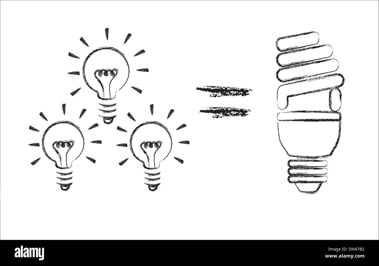 Spiral bulbs Stock Vector Images - Alamy