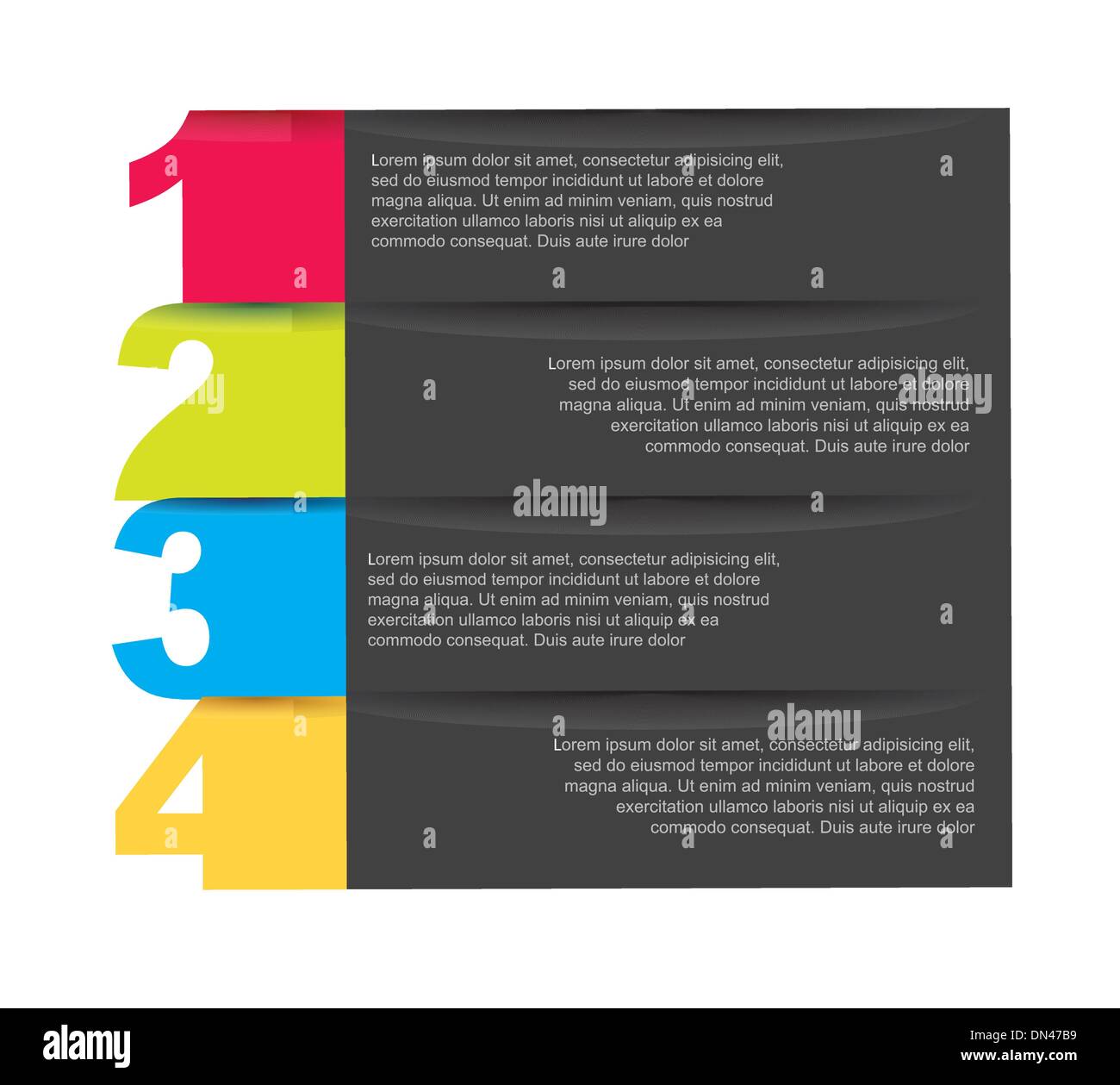 Simple steps Cut Out Stock Images & Pictures - Alamy