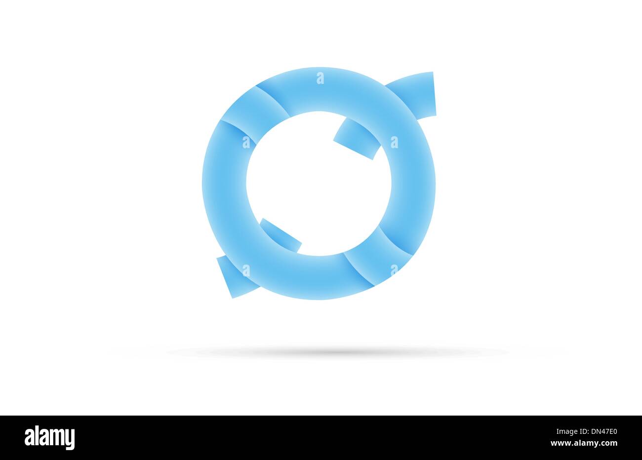 Three blue circles Stock Vector Images - Alamy