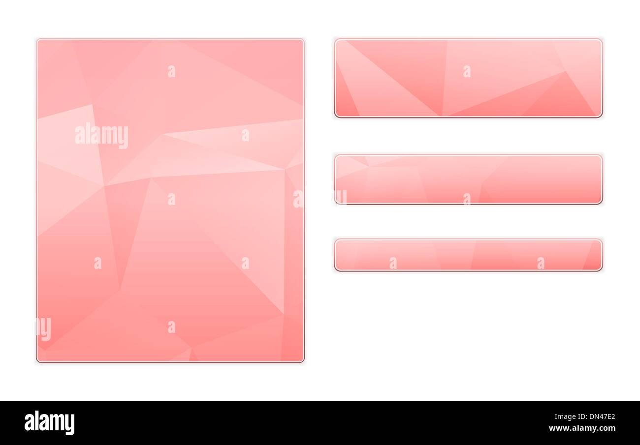 blank pink template Stock Vector Image & Art - Alamy