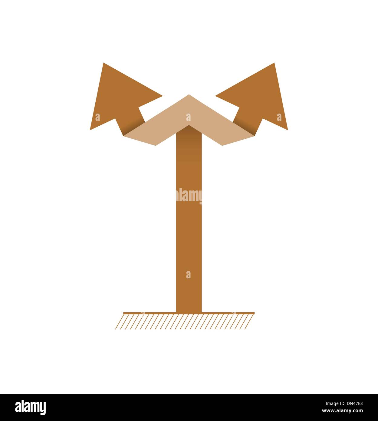 Double arrow hi-res stock photography and images - Alamy