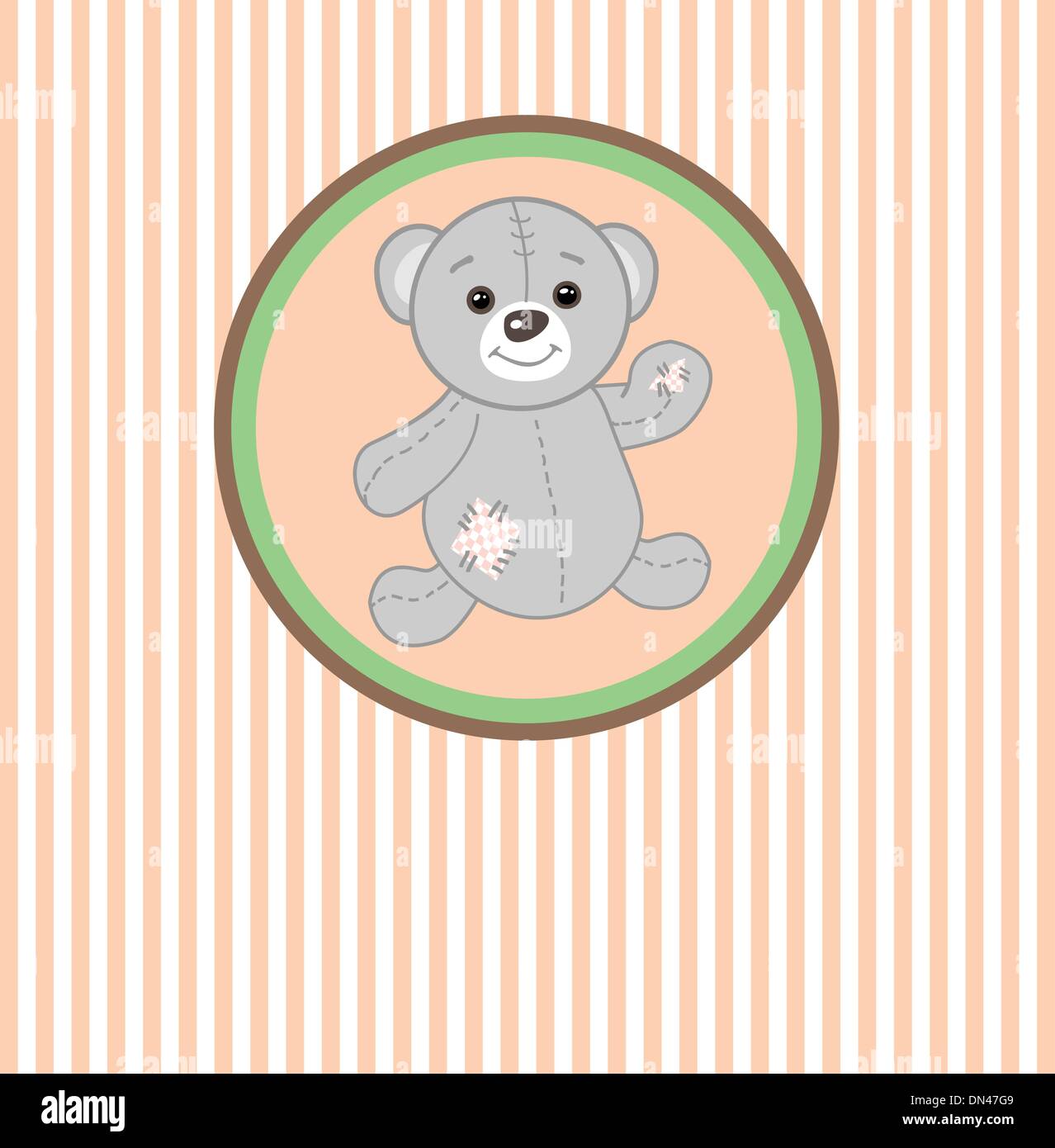 Friendship teddy bear Stock Vector Images - Alamy