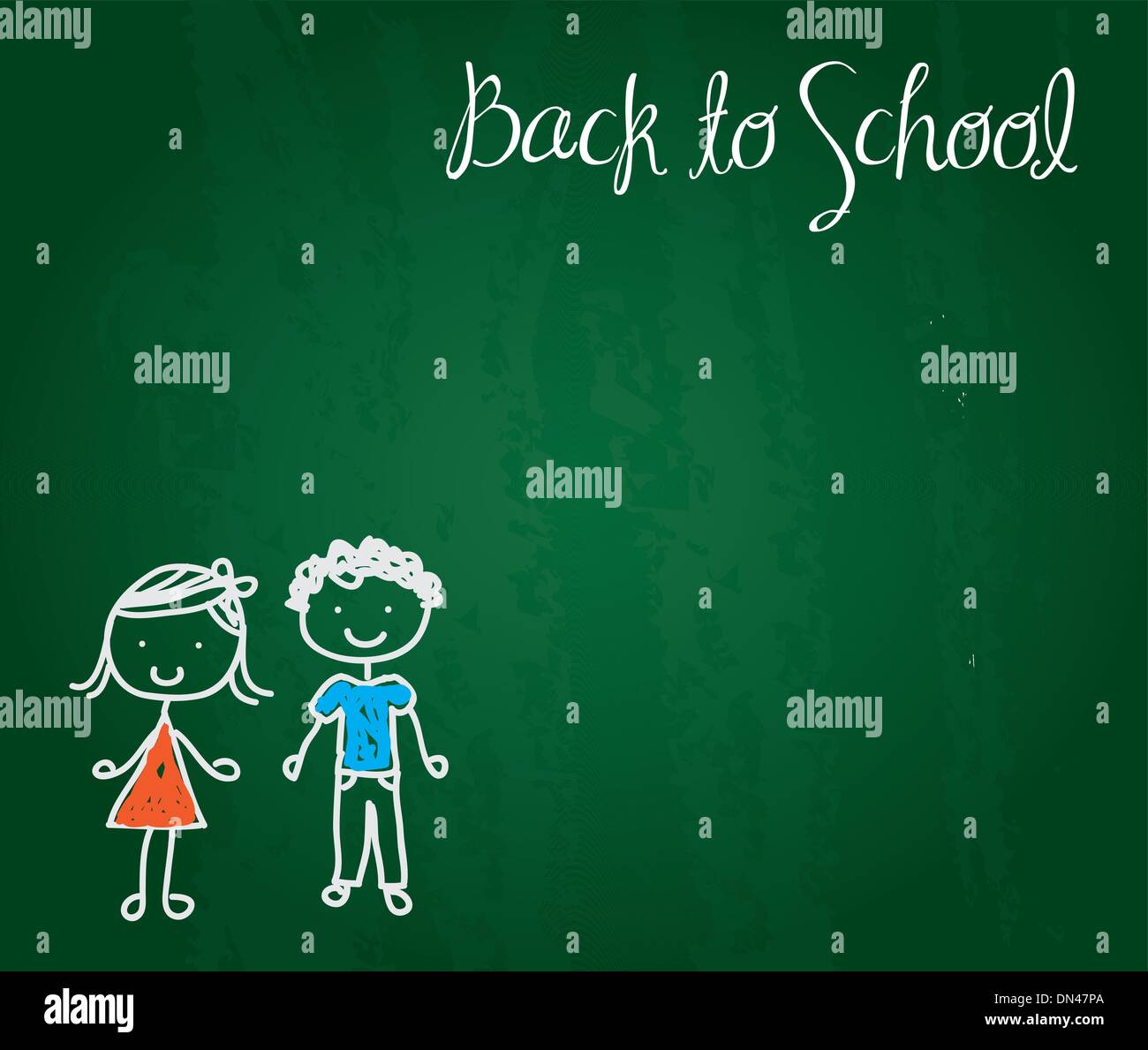 Children on blank note Stock Vector Images - Alamy