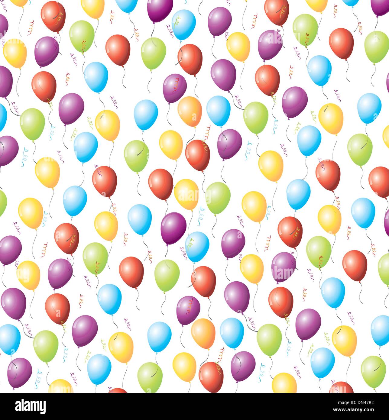 Card of balloons Stock Vector Image & Art - Alamy