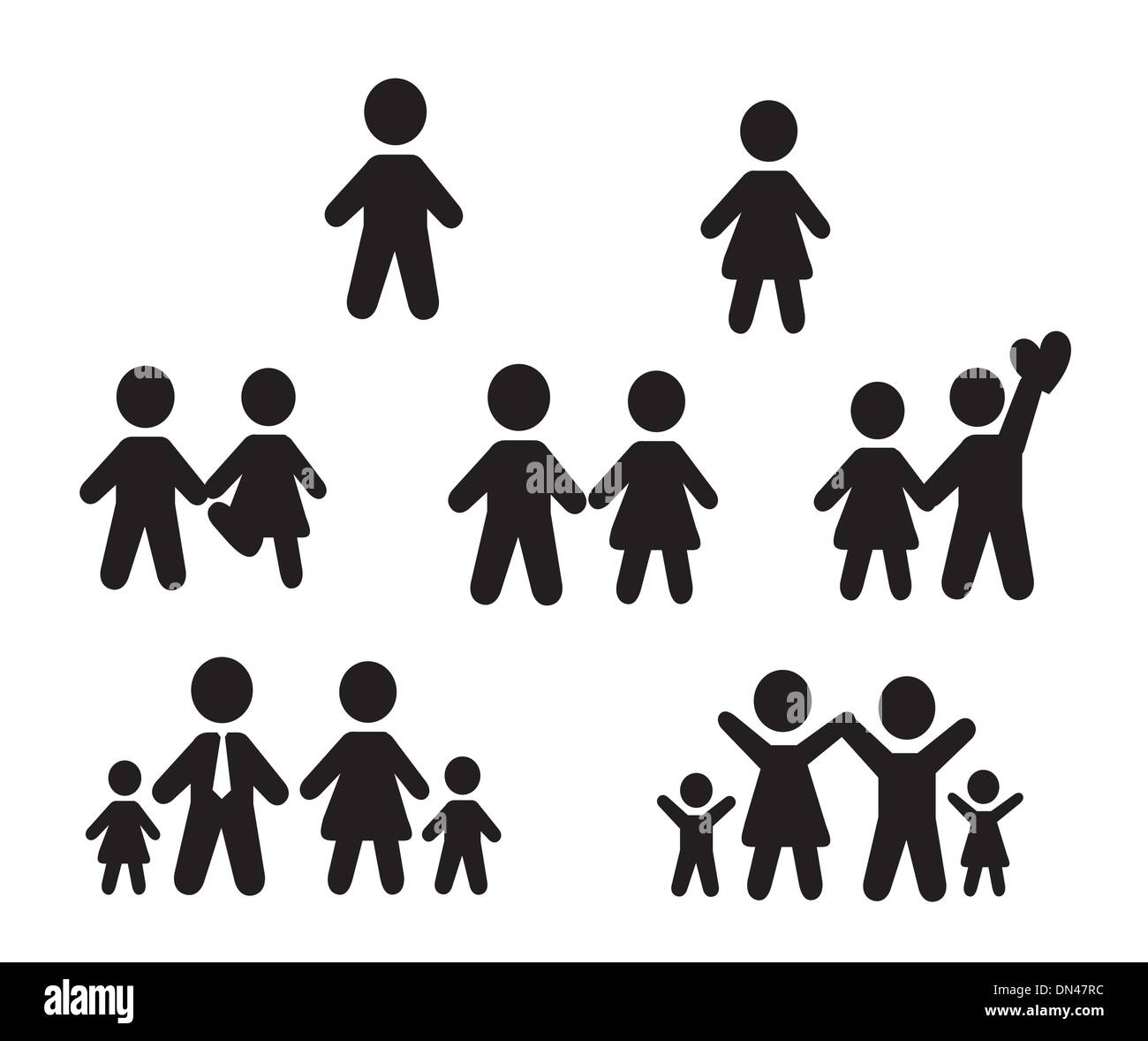 Old people icons hi-res stock photography and images - Alamy