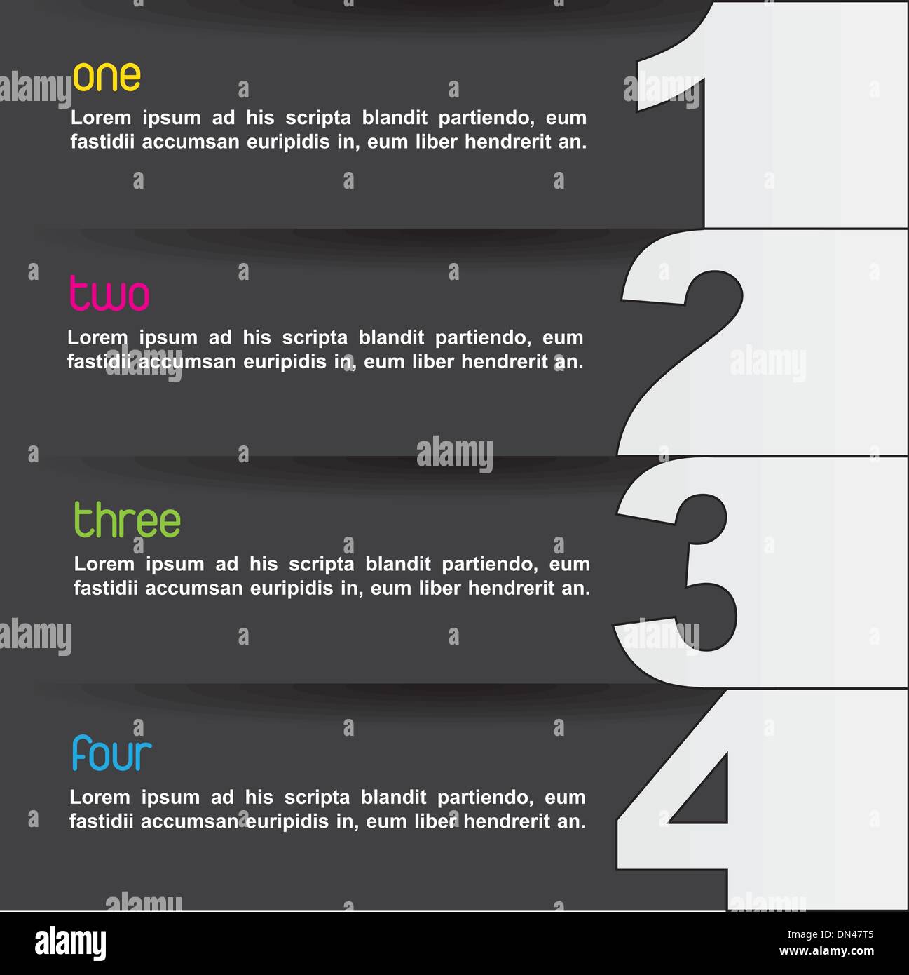 Instructions vector vectors hi-res stock photography and images - Alamy