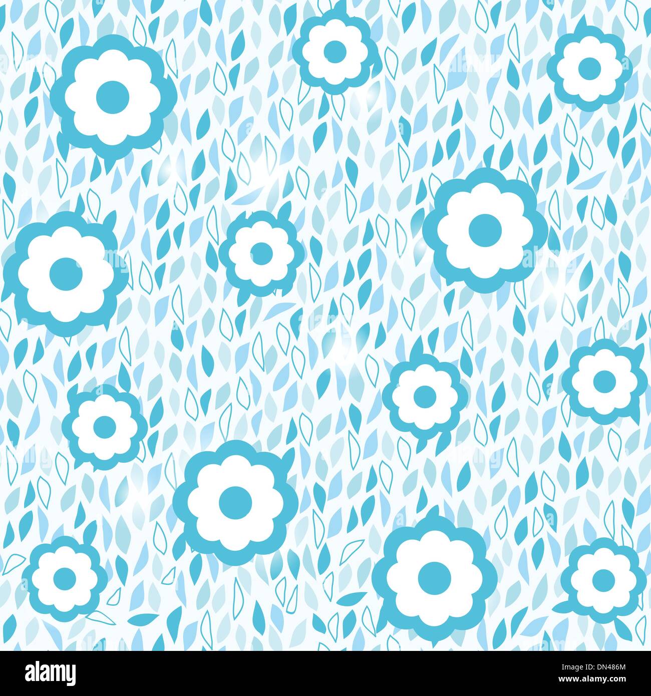 Cute seamless floral pattern background Stock Vector Image & Art - Alamy