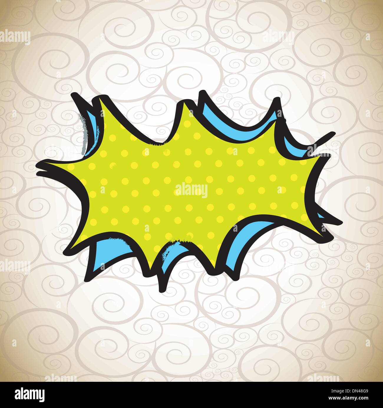 Comic blast vector vectors hi-res stock photography and images - Alamy