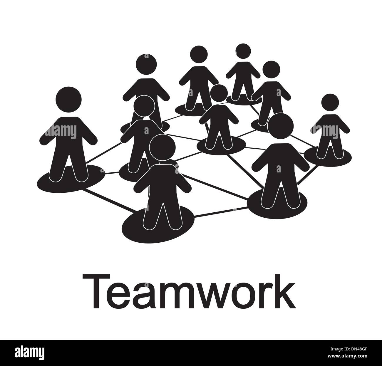 Teamwork businessmen silhouette icon vector Cut Out Stock Images ...