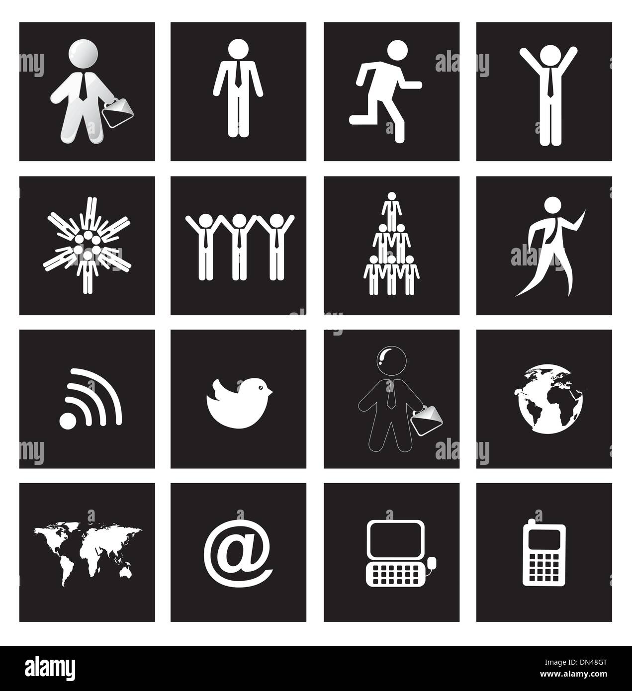 Tower of the people Stock Vector Images - Alamy