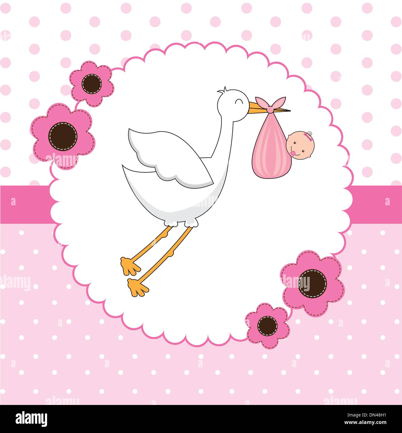 Stork pattern vector vectors hi-res stock photography and images - Alamy