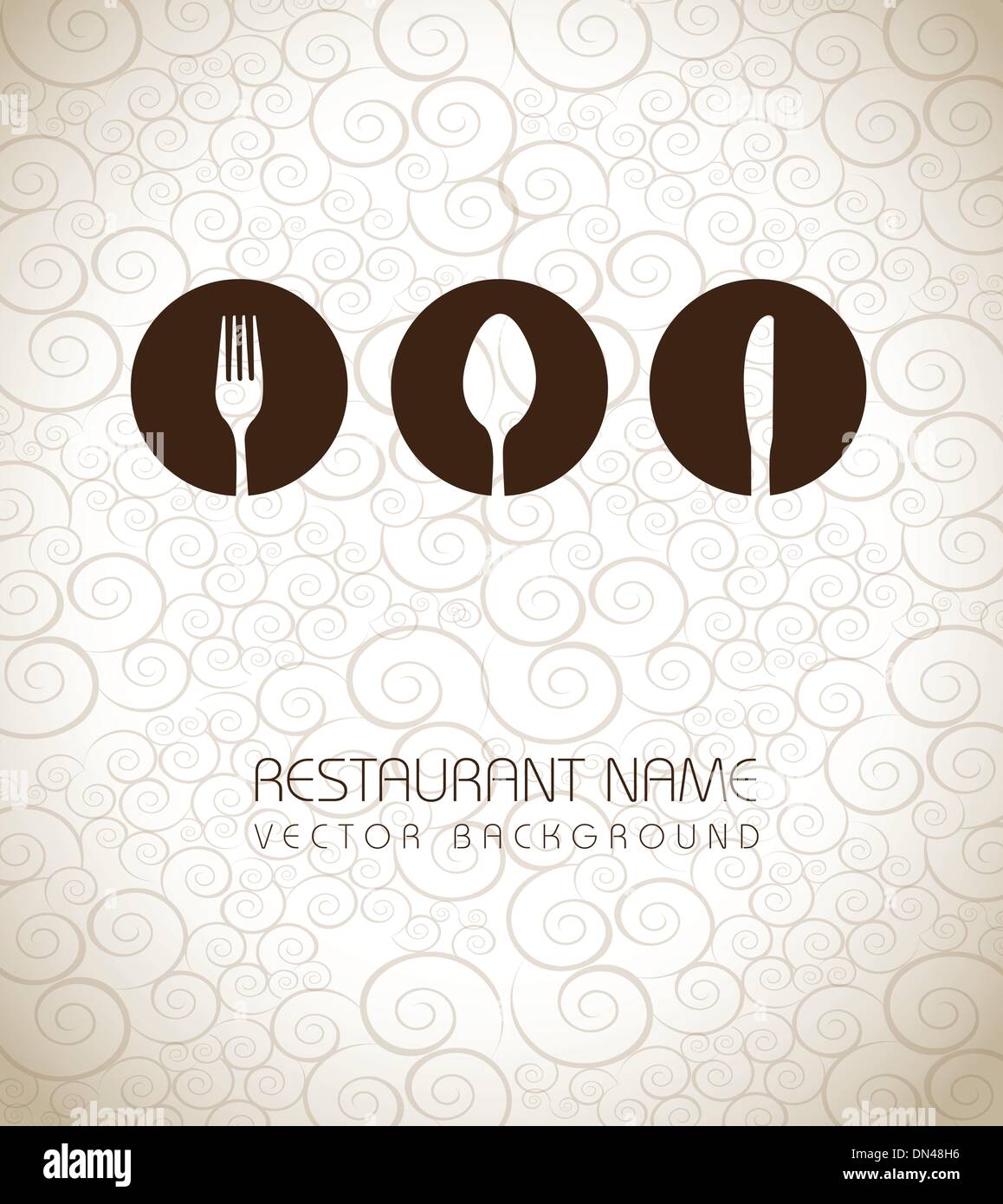 Restaurant dinner icons white hi-res stock photography and images - Alamy