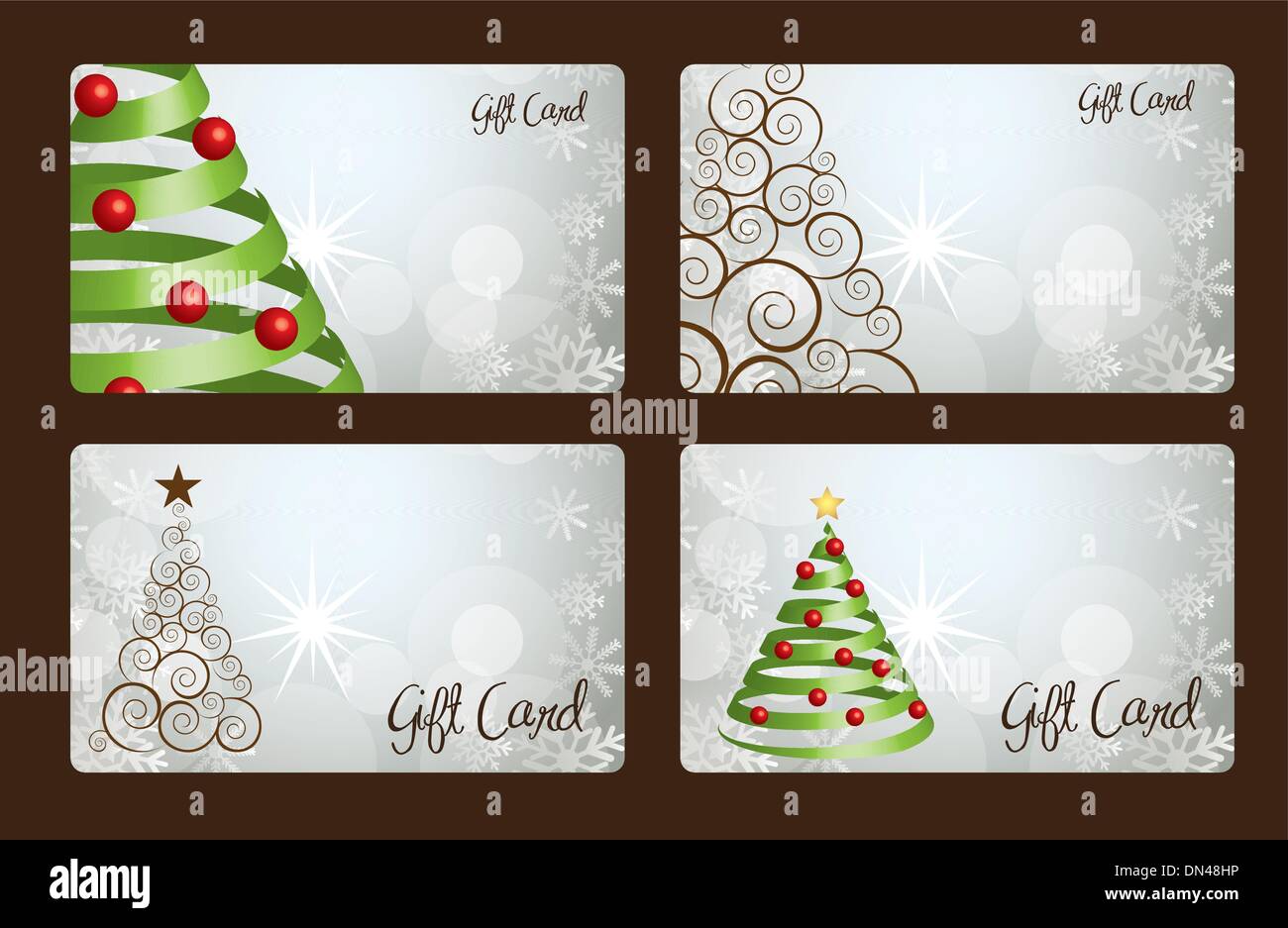 Christmas gift gold decor Stock Vector Images - Alamy