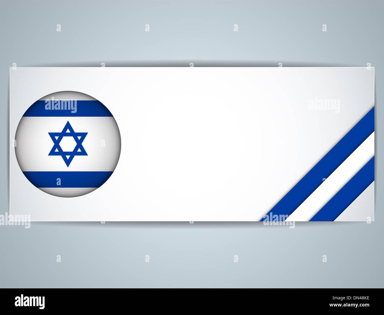 Vector - Israel Country Set of Banners Stock Photo - Alamy