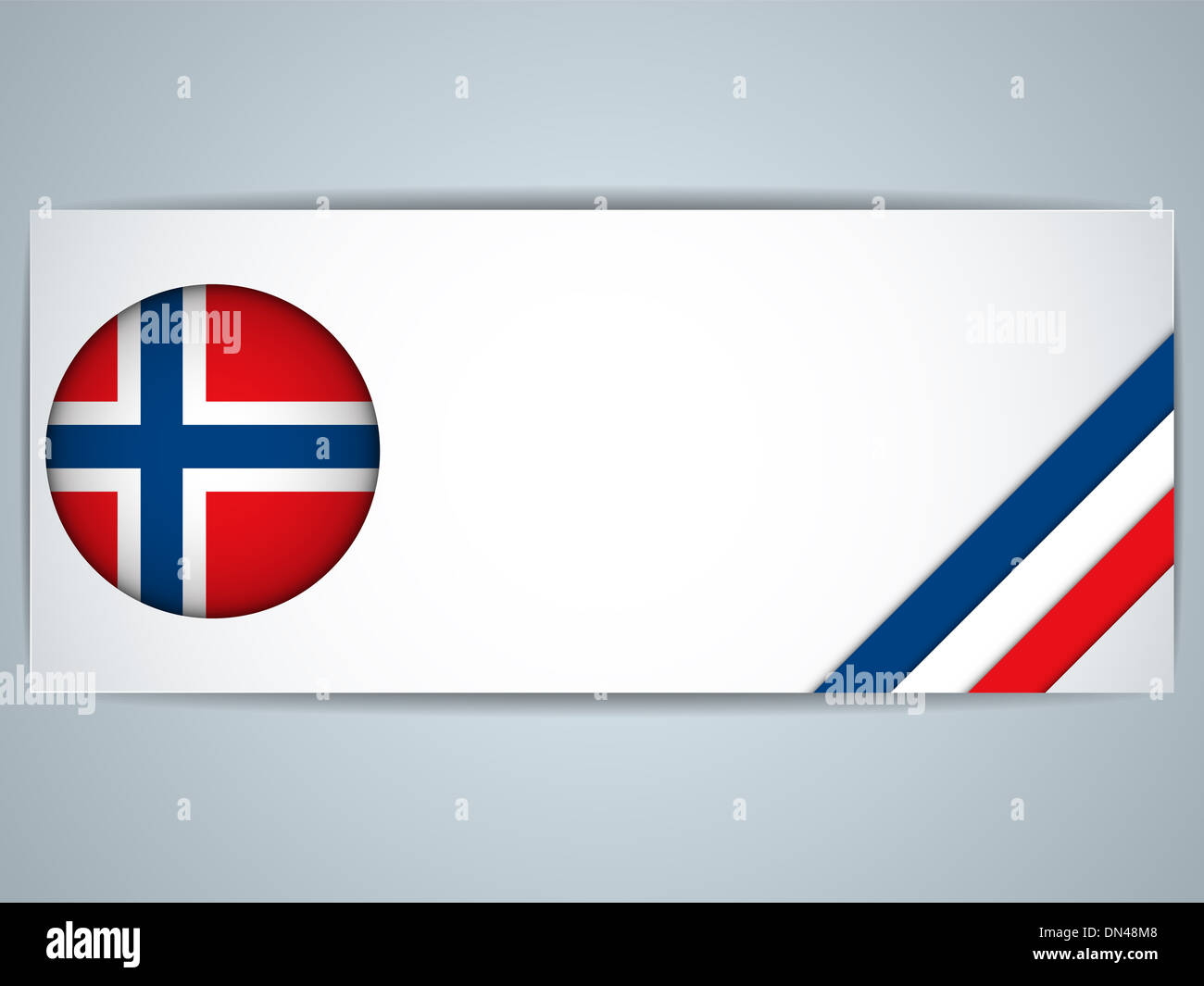 Vector - Norway Country Set of Banners Stock Photo - Alamy
