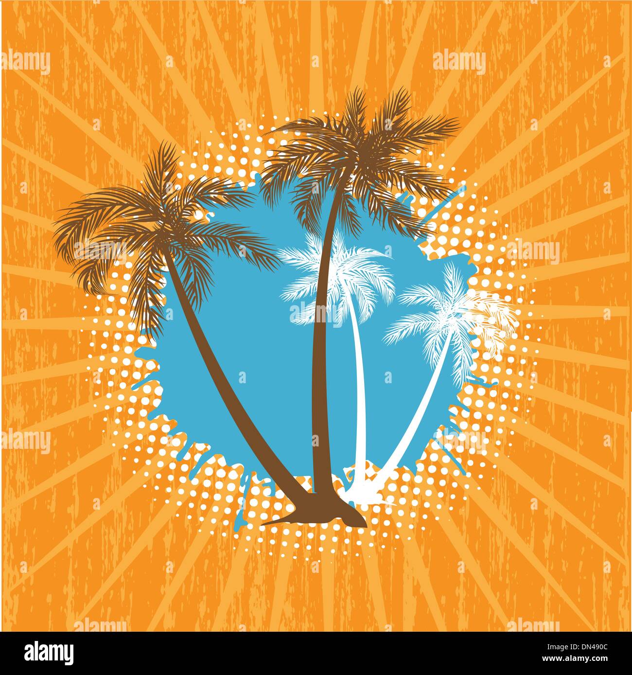 Summer background grunge beach Stock Vector Images - Alamy