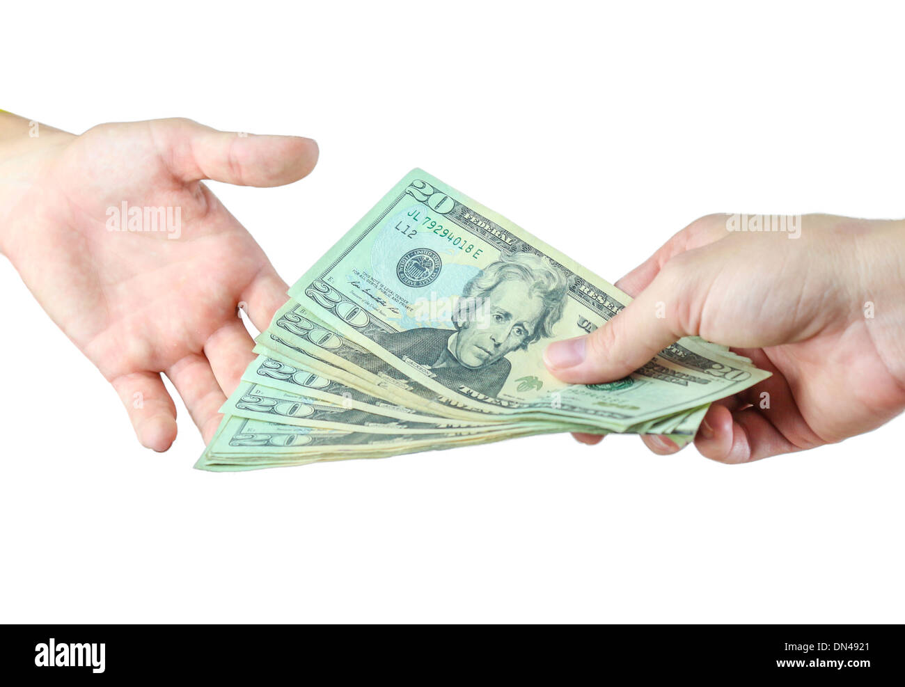 Hand Giving Money