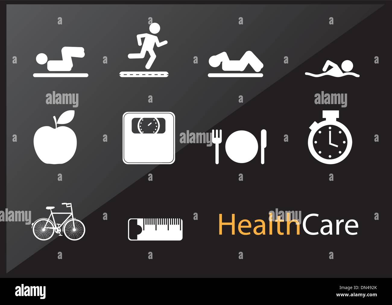 Health meter Stock Vector Images - Alamy