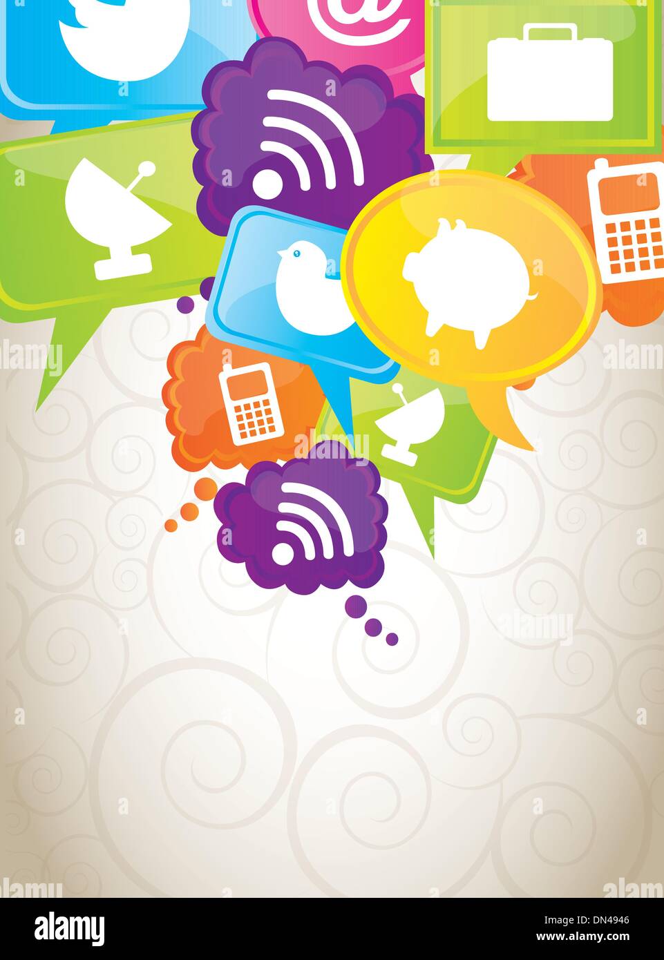 Communications Stock Vector Images - Alamy