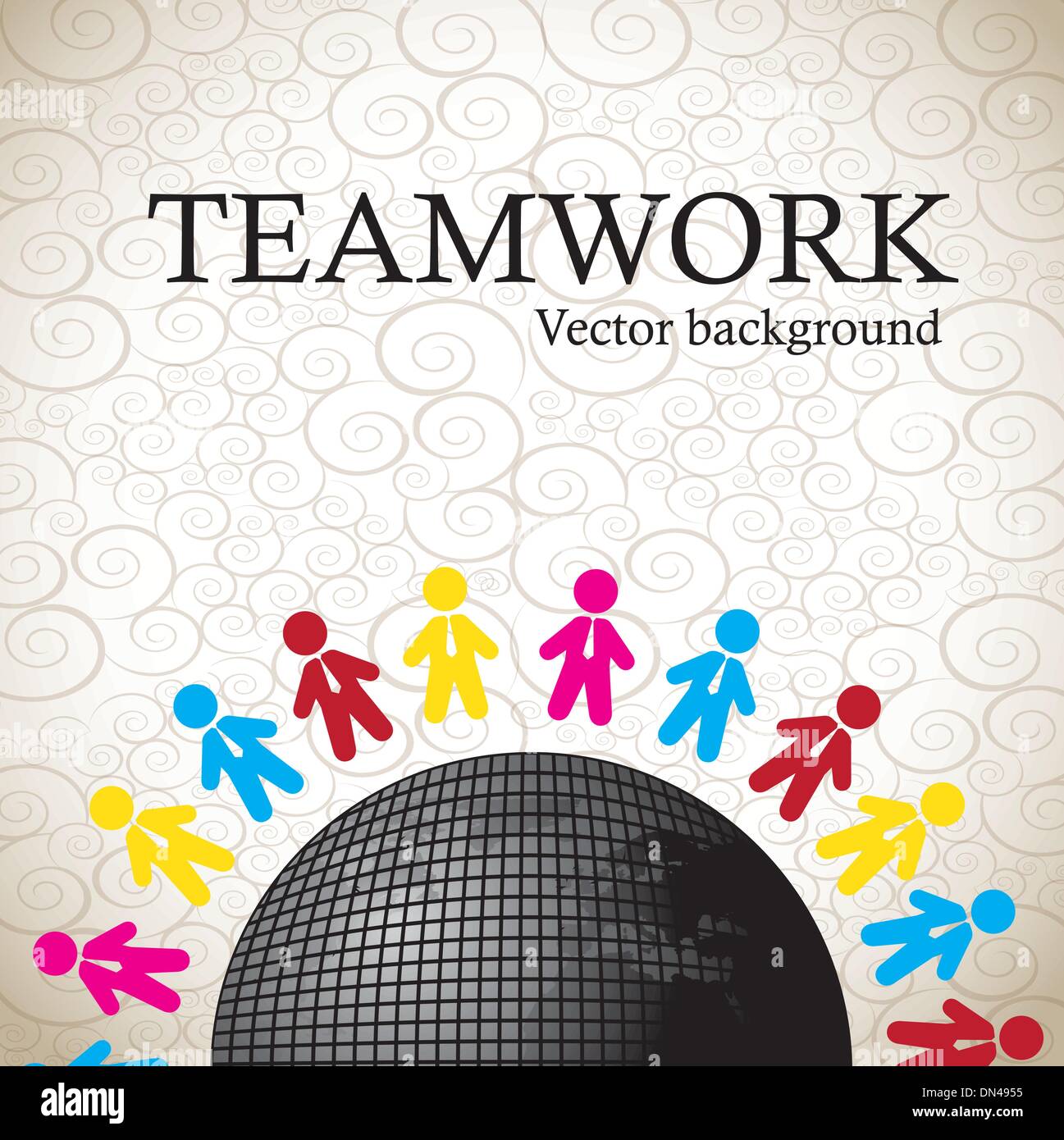 Teamwork net Stock Vector Images - Alamy