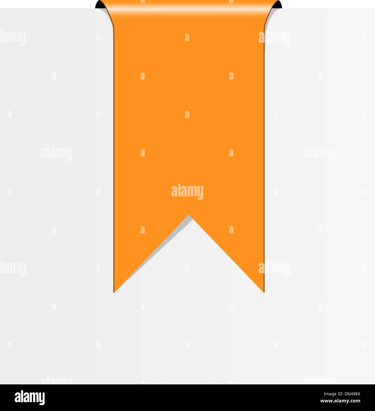 Orange ribbon Stock Vector Images - Alamy