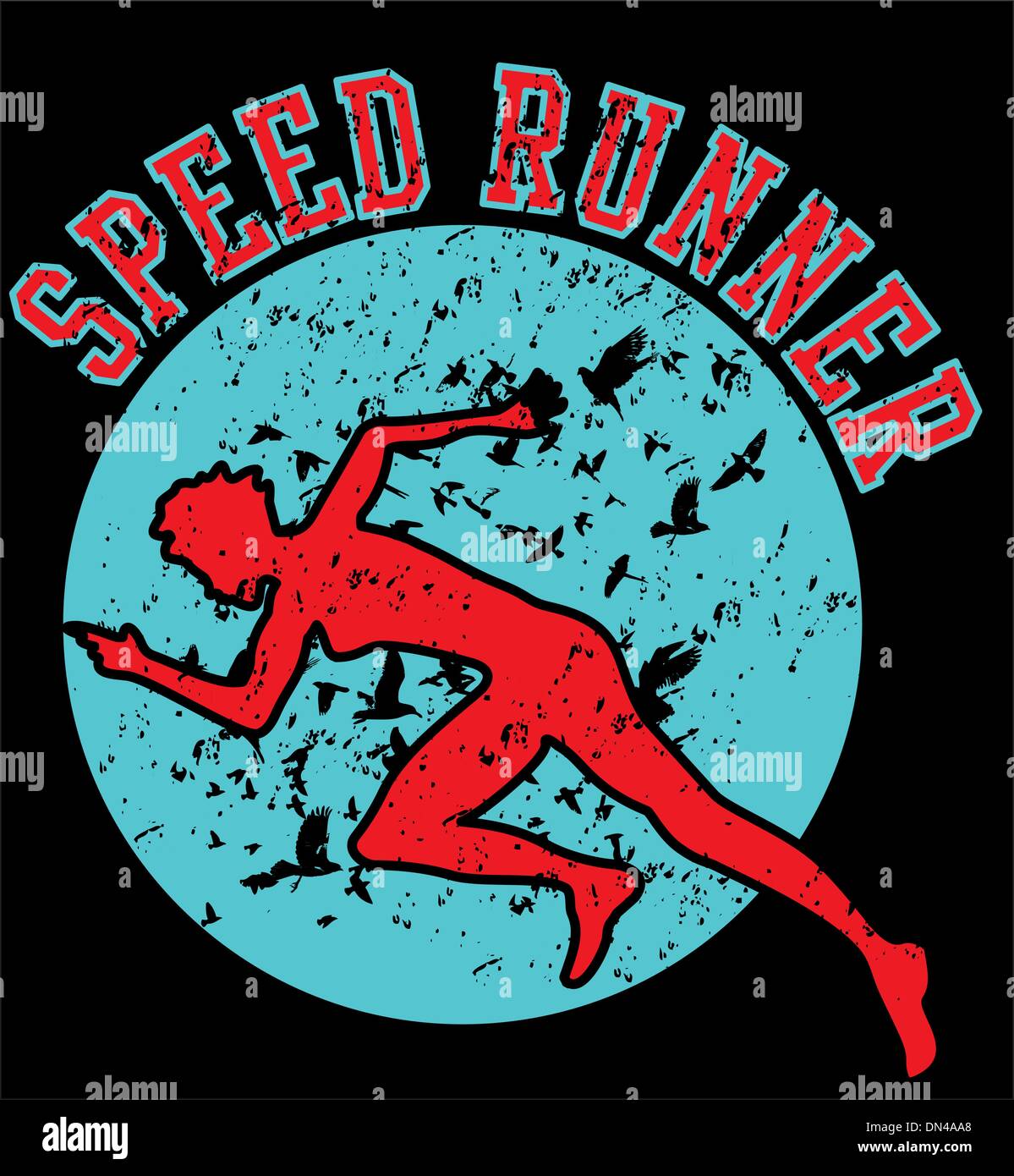 speed runner grunge background vector art Stock Vector Image & Art - Alamy