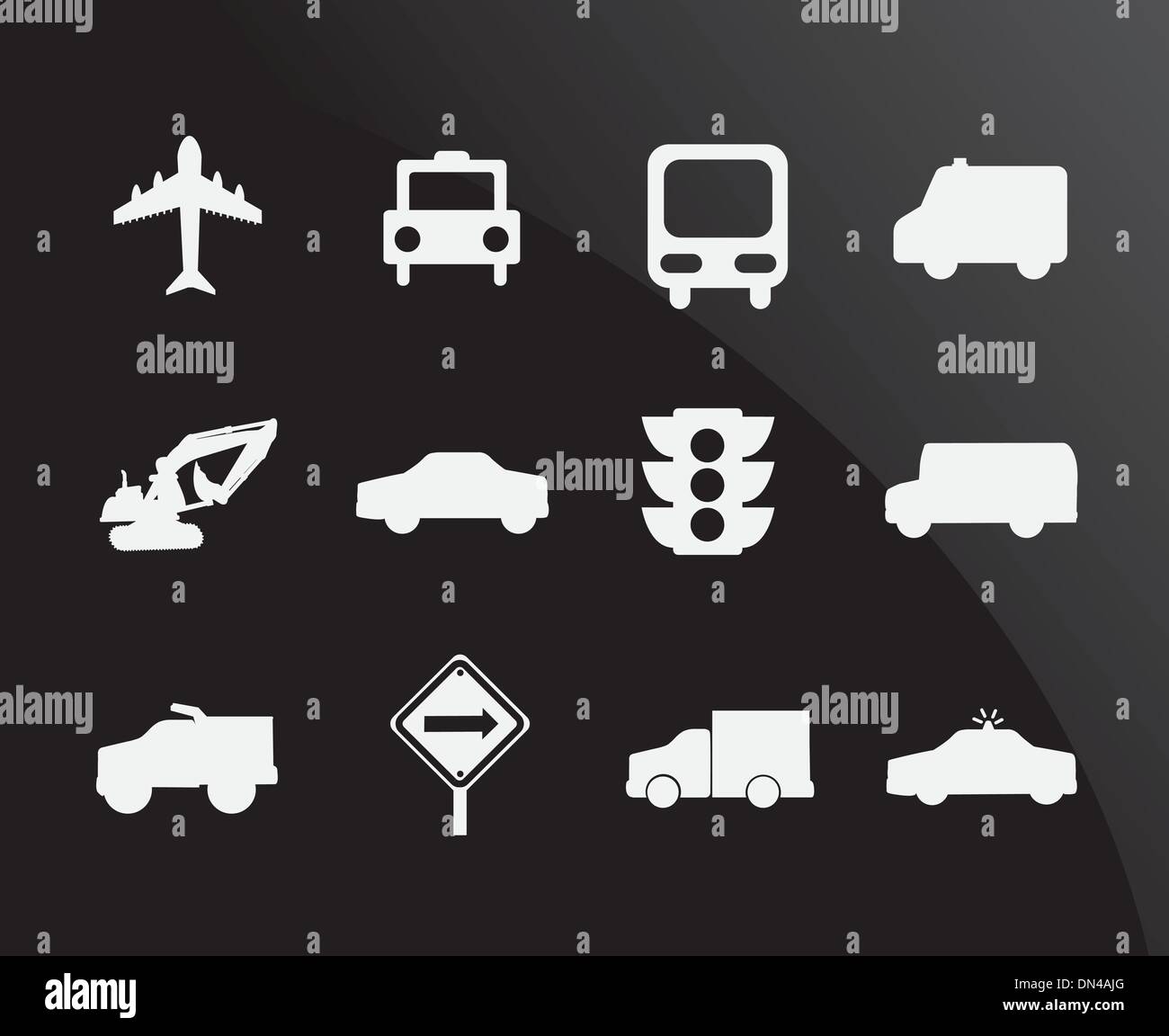 Land transportation transportation Stock Vector Images - Alamy