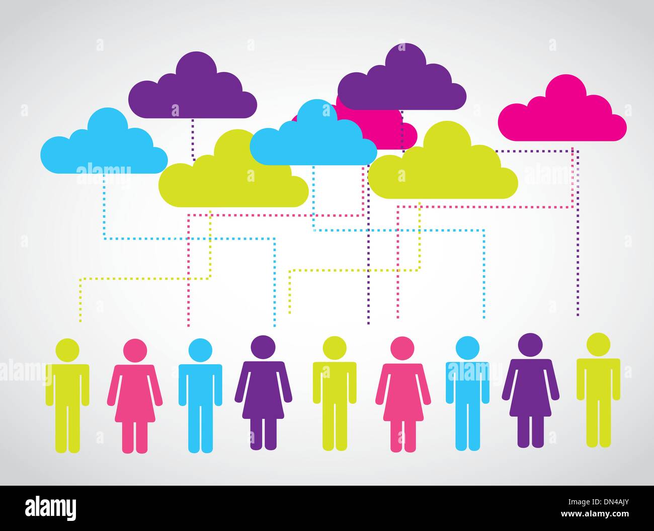 Business people office elements Stock Vector Images - Alamy