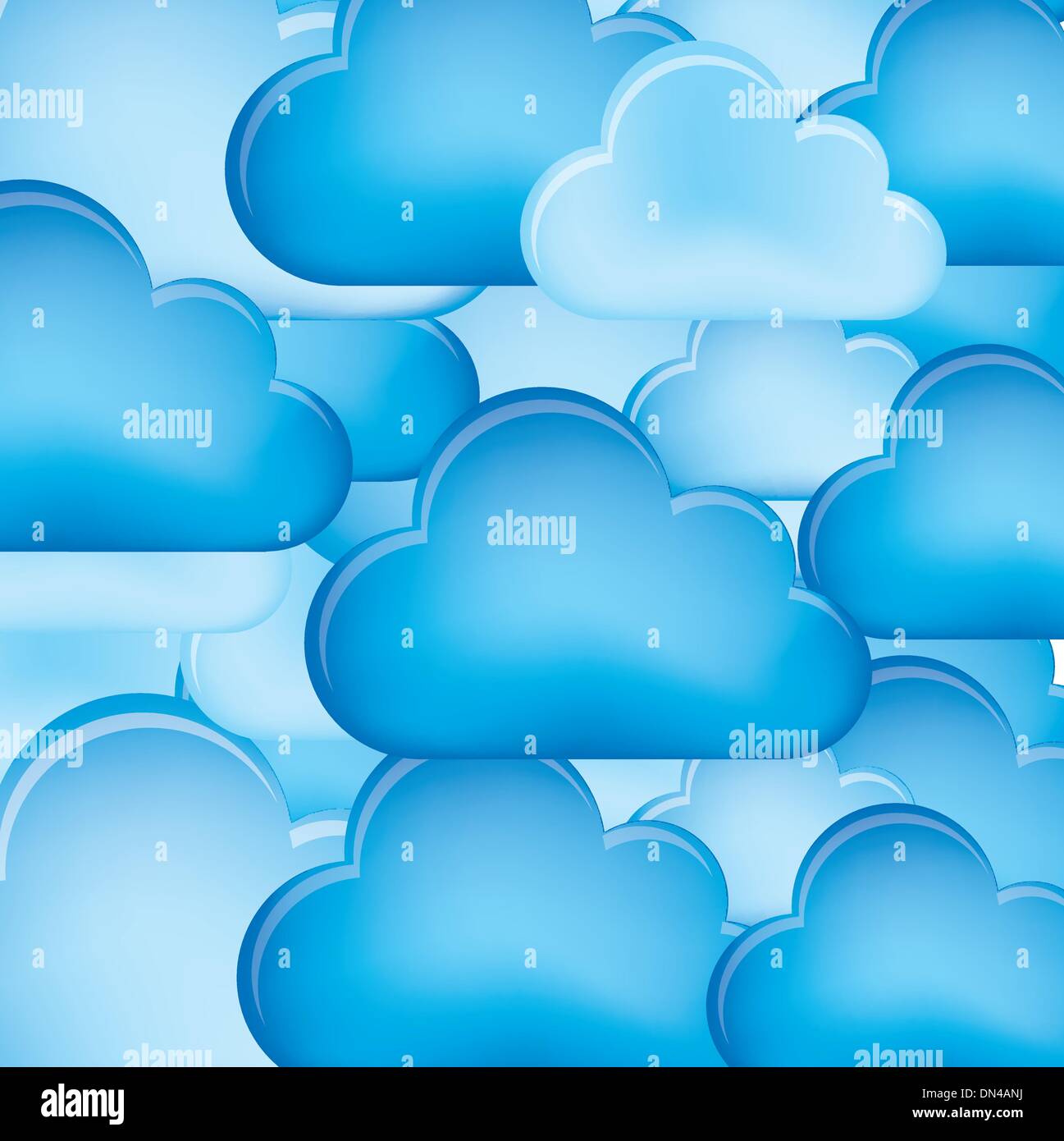 Big sky clouds Stock Vector Images - Alamy