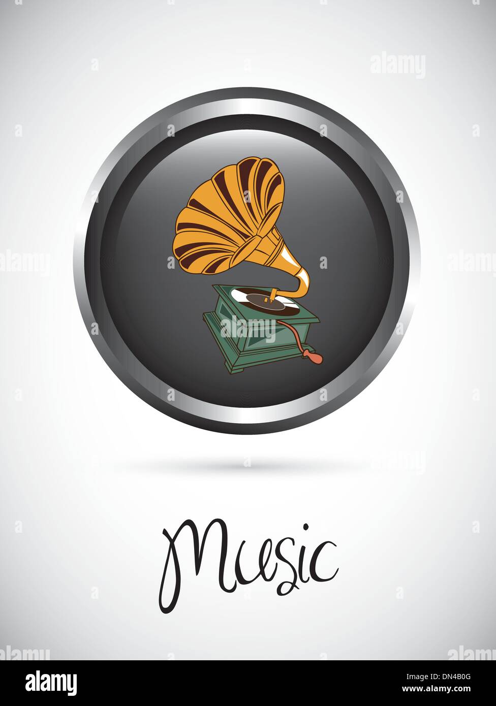 Music nostalgia clip Stock Vector Images - Alamy