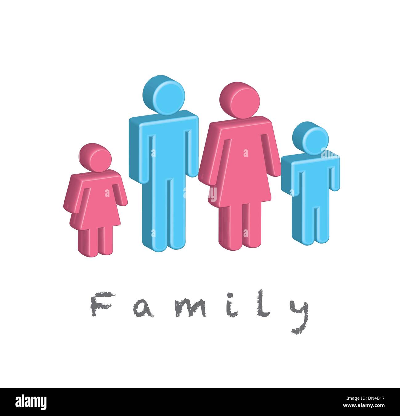 Figure family connection icon hi-res stock photography and images - Alamy